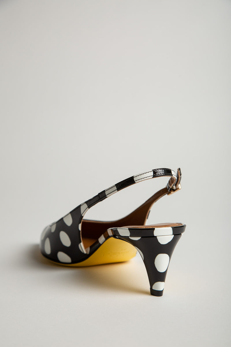 MARNI | POLKA DOT SLINGBACK HEELS – MAXFIELD LA