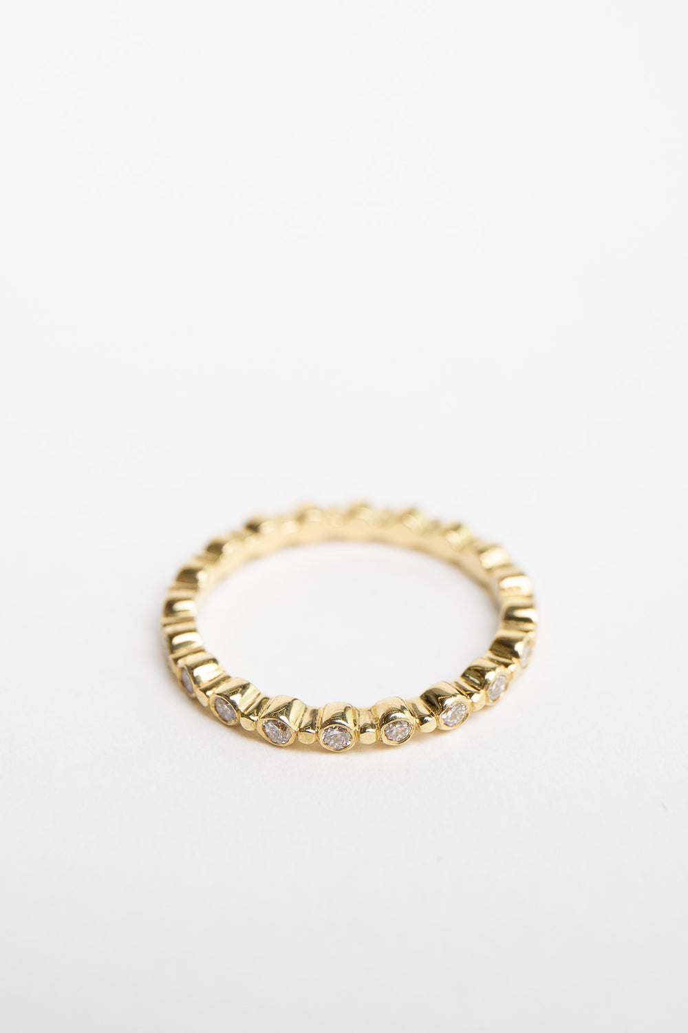 MAUD JEWELRY | 18K GOLD 30 DIAMOND STACK RING